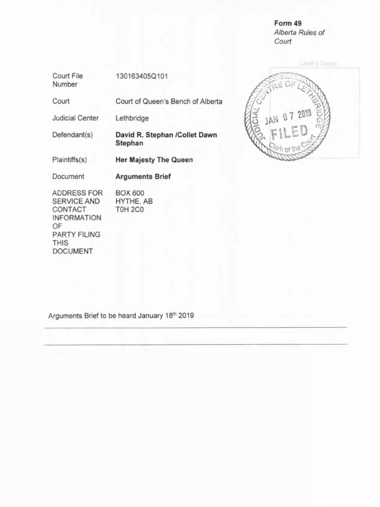 Collet and David Stephan Arguments | PDF | Witness | Perjury