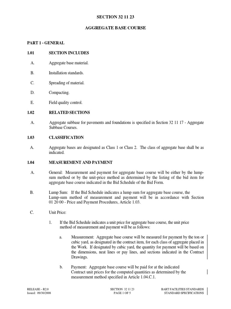 Base Course | PDF | Construction Aggregate | Specification (Technical Standard)