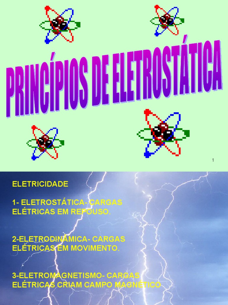 Cap 1 - Principios - de - Eletrostatica | PDF | Carga elétrica ...