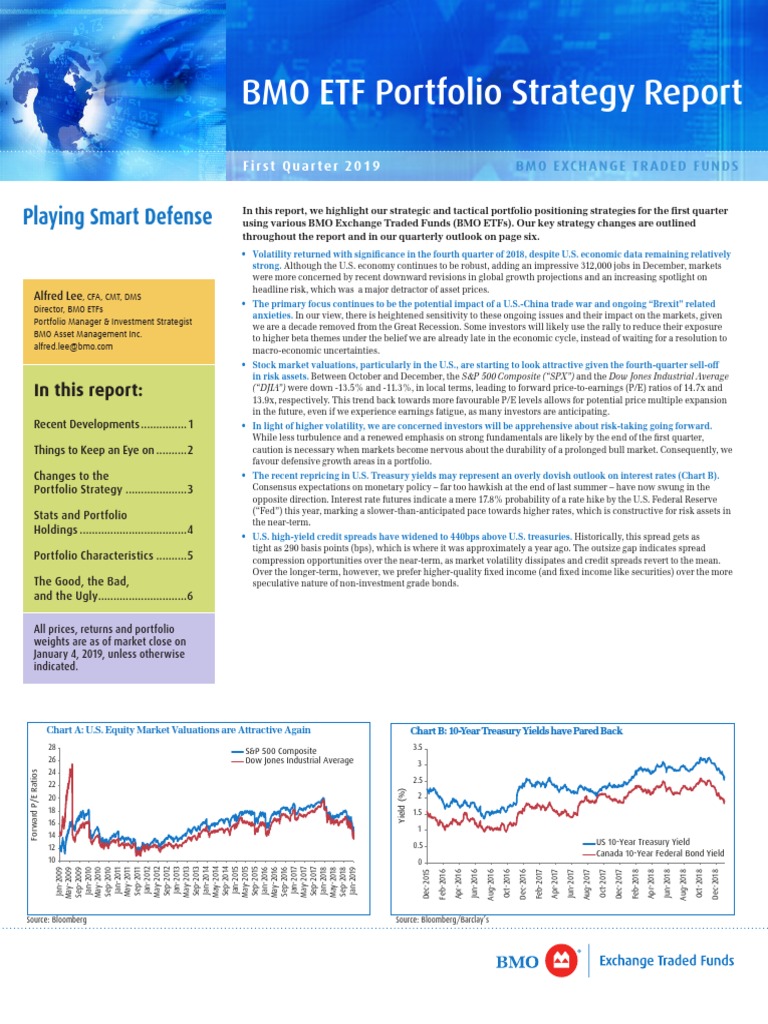 BMO ETF Portfolio Strategy Report: Playing Smart Defense | PDF ...