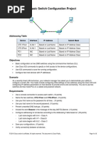 16.5.1 Packet Tracer Secure Network Devices IZt | PDF | Computer Network | Network Switch