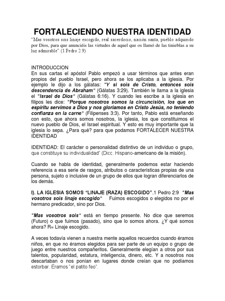 Identidad de la Iglesia en Cristo | PDF | Sacerdote | Jesús