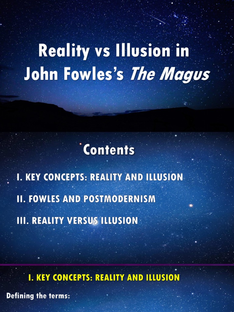 Reality Vs Illusion in John Fowles's: The Magus | PDF