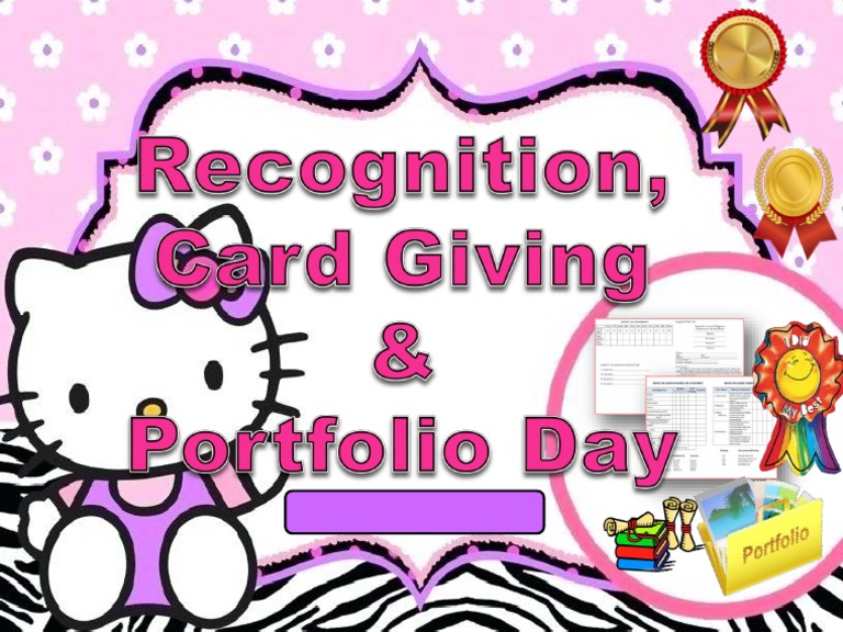 tarp for recog, card giving, portfolio day.pptx