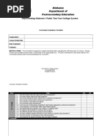 Sample Curriculum Review Form PDF | PDF