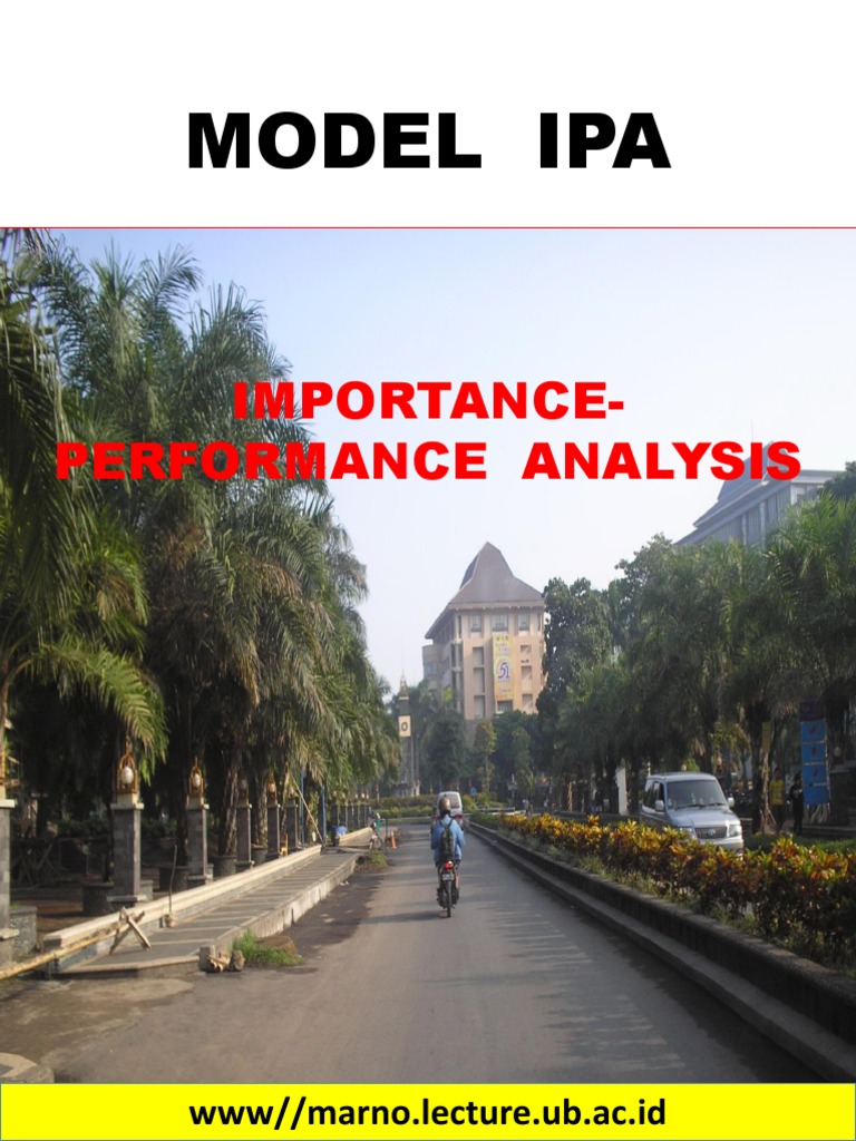 Model Ipa: Importance-Performance Analysis | PDF