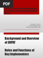 ERPAT Orientation DSWD | PDF | Violence | Child Abuse