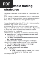 Channel Trading Strategy | PDF | Technical Analysis | Market Trend
