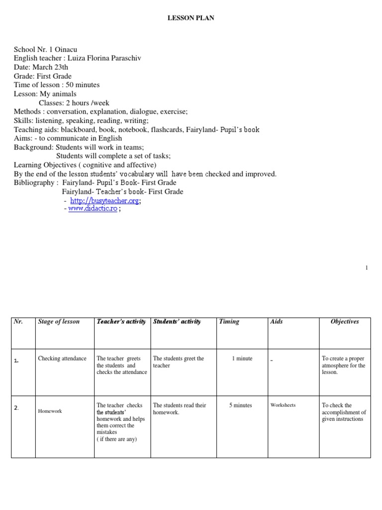 Lesson Plan: WWW - Didactic | PDF | Lesson Plan | Teachers