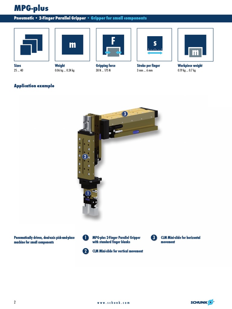 Application Example: Pneumatic - 2-Finger Parallel Gripper | PDF ...