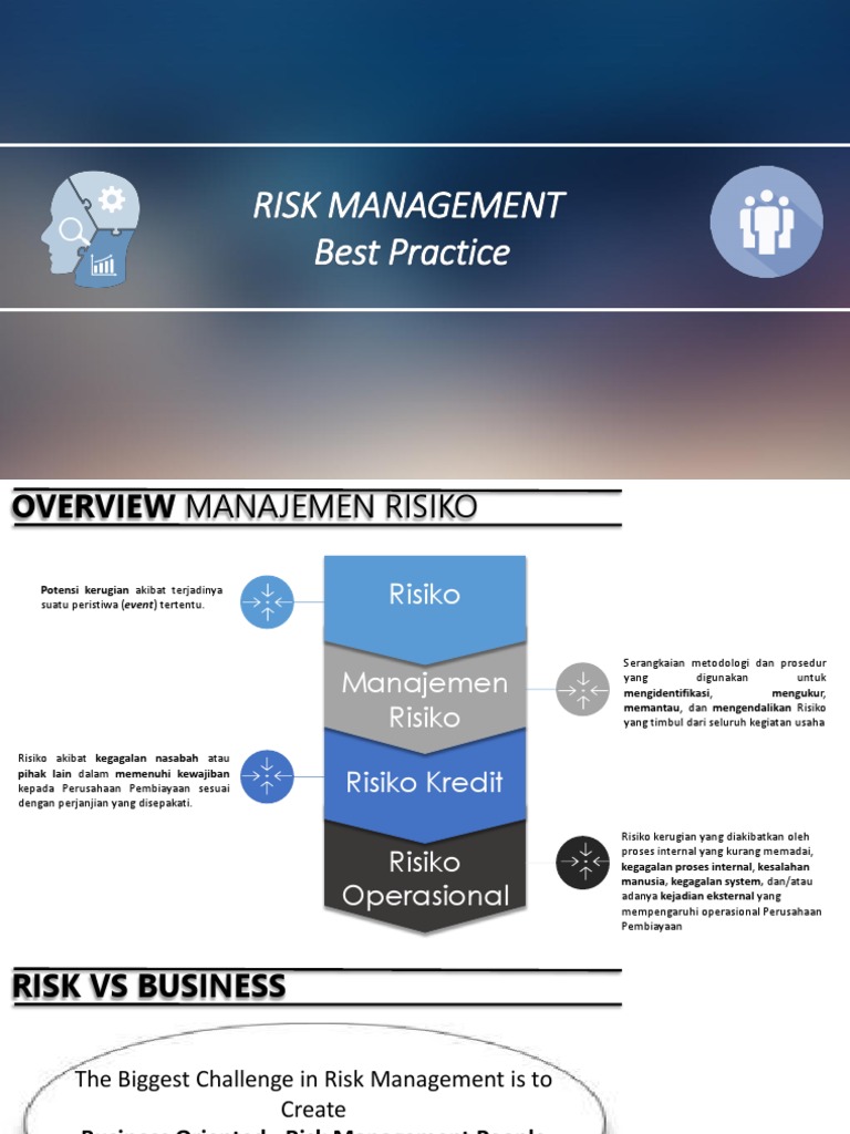 Risk Management Best Practice Final | PDF