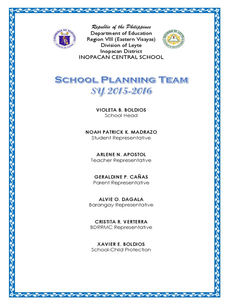 SPT Org Chart | PDF | Schools