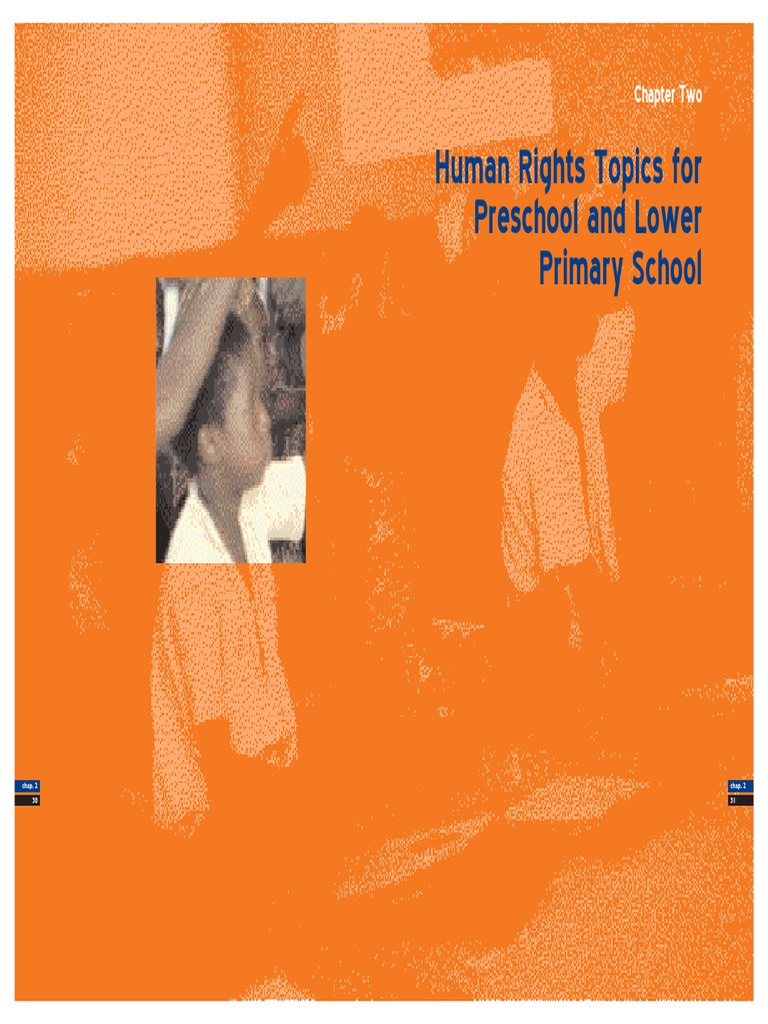Human Rights Topics For Preschool and Lower Primary School | PDF ...