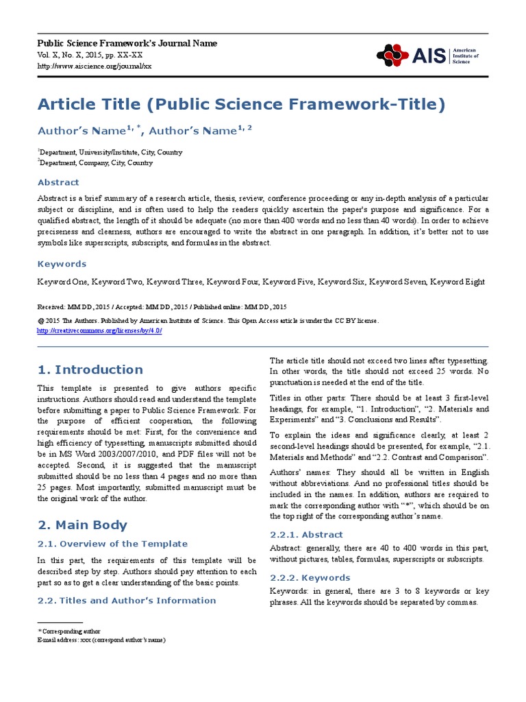 Public Science | PDF | Reserved Word | Academic Publishing