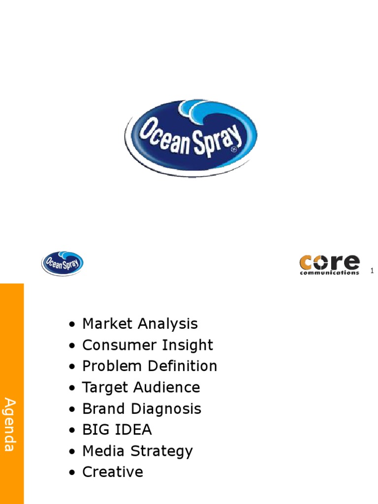 Ocean Spray Presentation | PDF | Target Audience | Cranberry