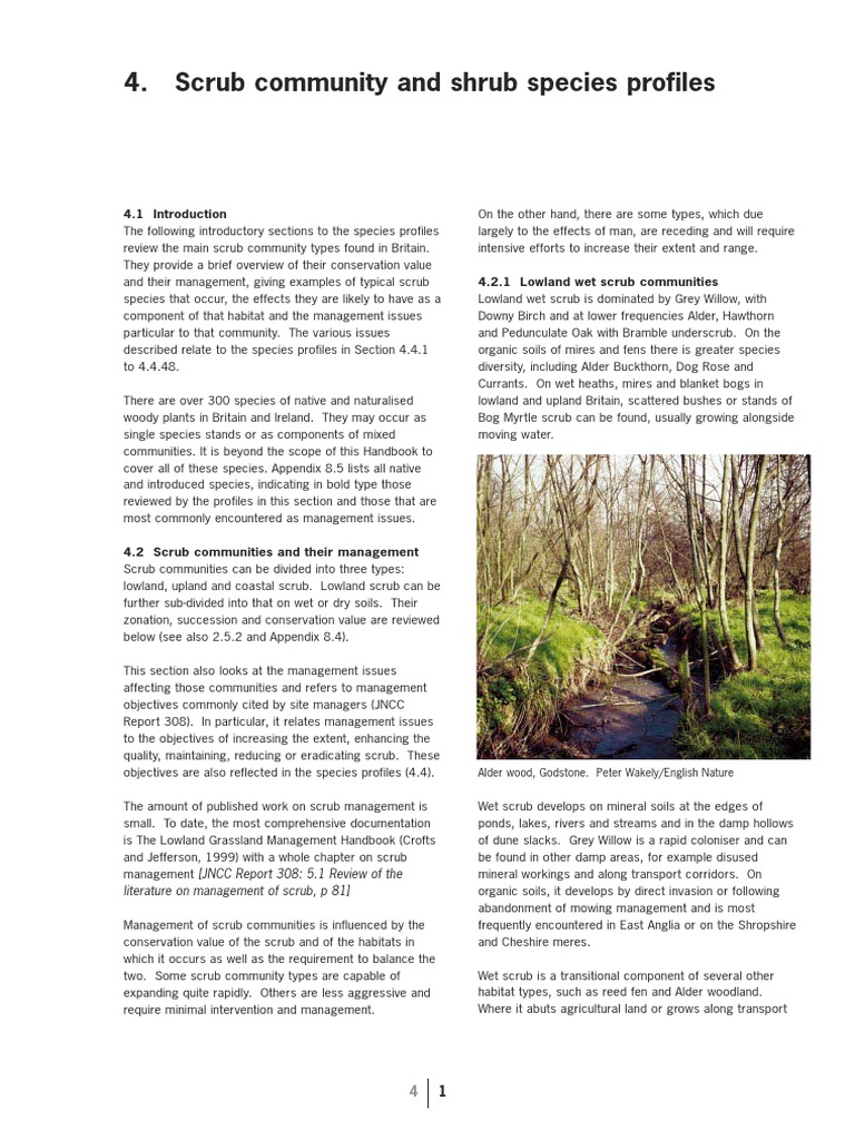 Scrub Community Management Guide | PDF | Habitat | Invasive Species