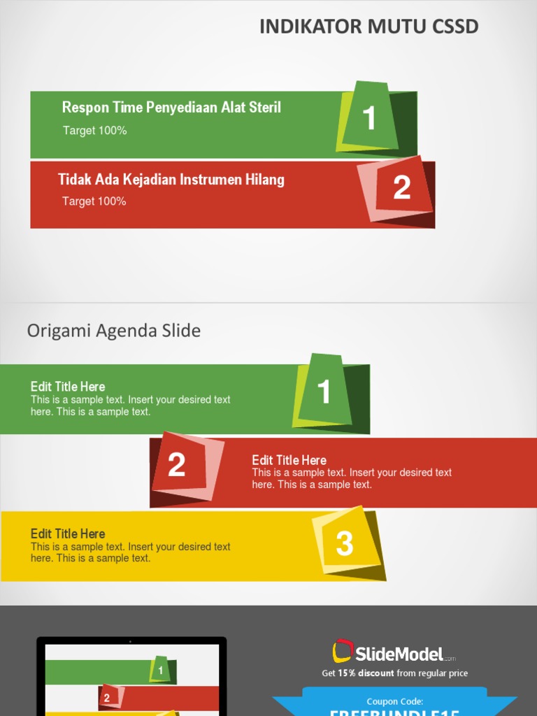 Indikator Mutu CSSD: Respon Time Penyediaan Alat Steril | PDF