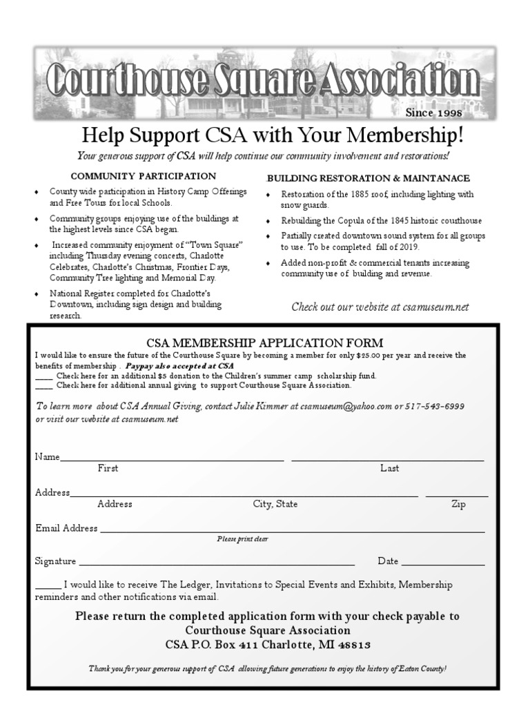 Csa App Fillable | PDF | Business