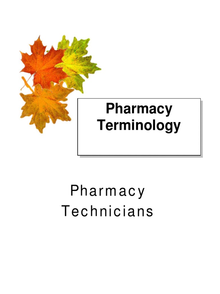 Pharmacy Terminology PDF | PDF | Aspirin | Circulatory System