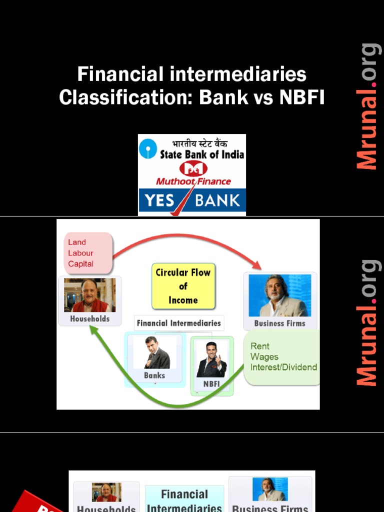 Financial Intermediaries Classification: Bank Vs NBFI | PDF | Non Bank ...