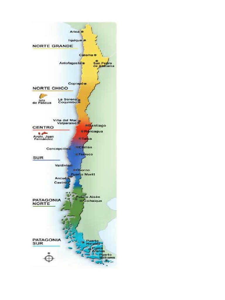 Mapa Norte Grande y Norte Chico | PDF