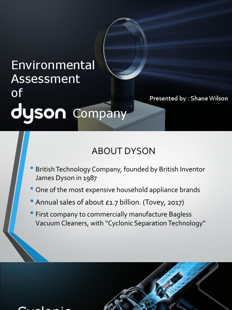 Shane - Dyson Presentation | PDF | Innovation | Business