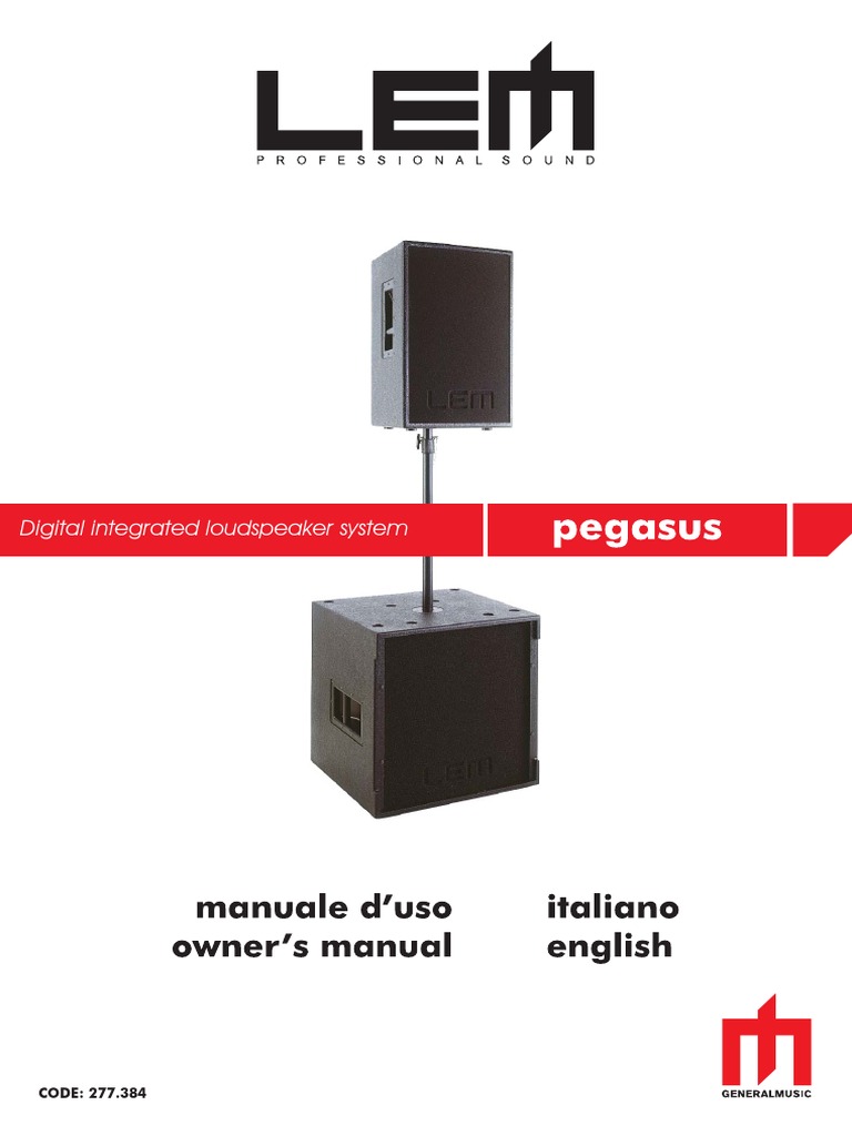 Lem PEGASUS User Manual | PDF | Microsoft Windows | Electronic Filter