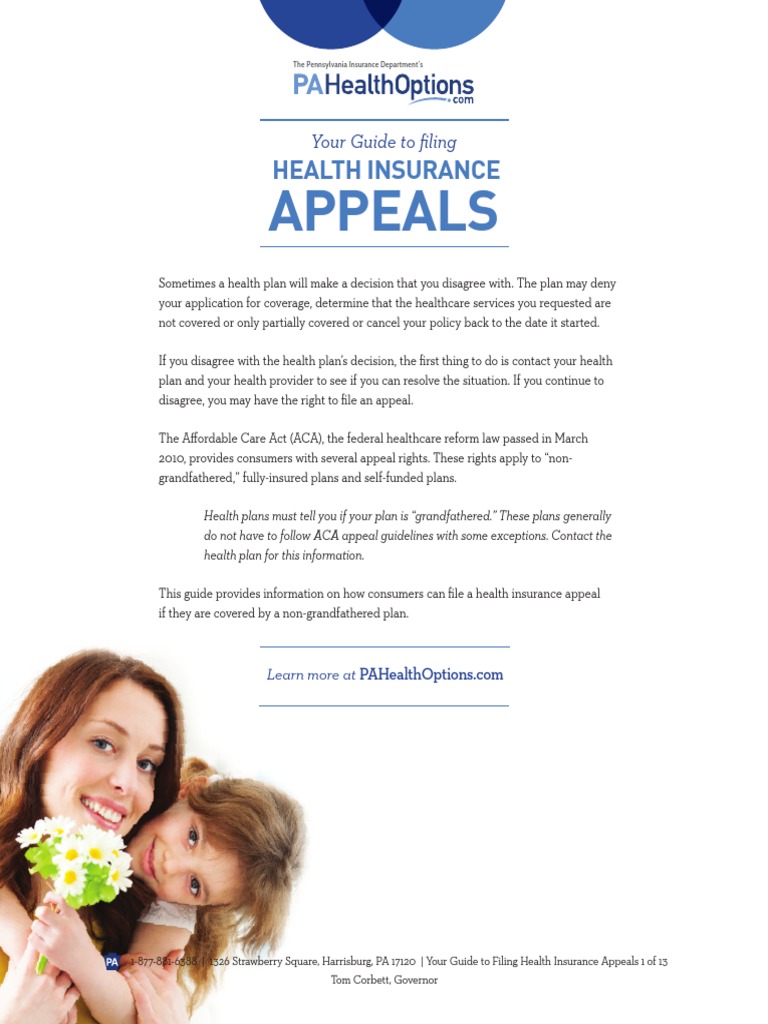 Guide To Appeals | PDF | Patient Protection And Affordable Care Act ...