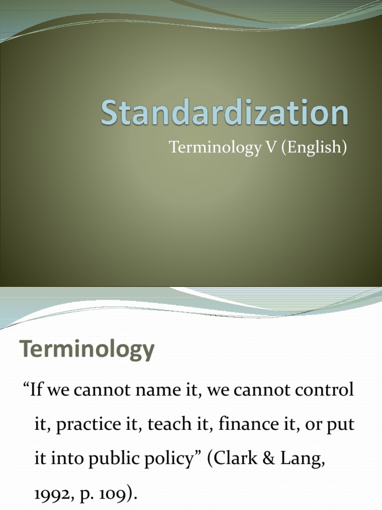 Course 11 Standardization | PDF | Standardization | International ...