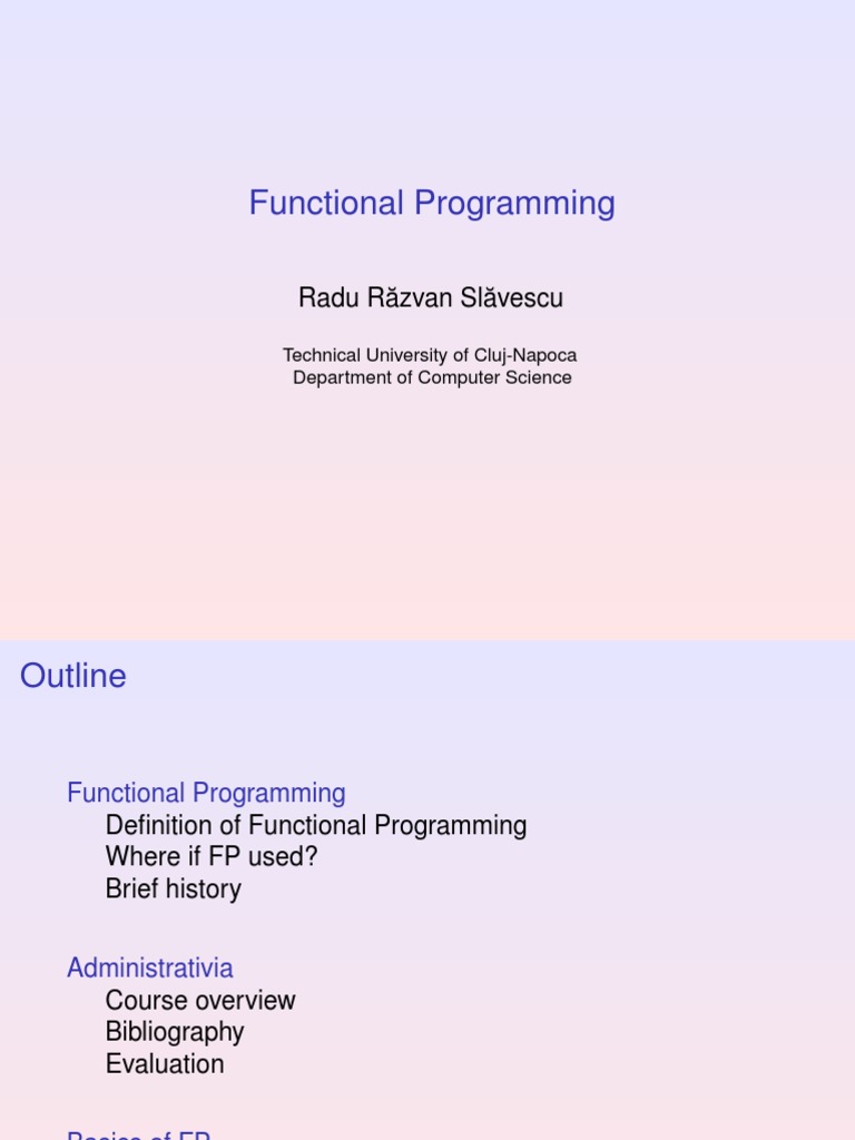 FP c01 NoAnim | PDF | Functional Programming | Anonymous Function