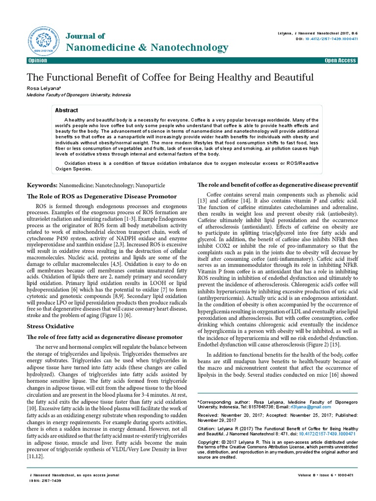 The Functional Benefit of Coffee For Being Healthy and Beautiful 2157 ...