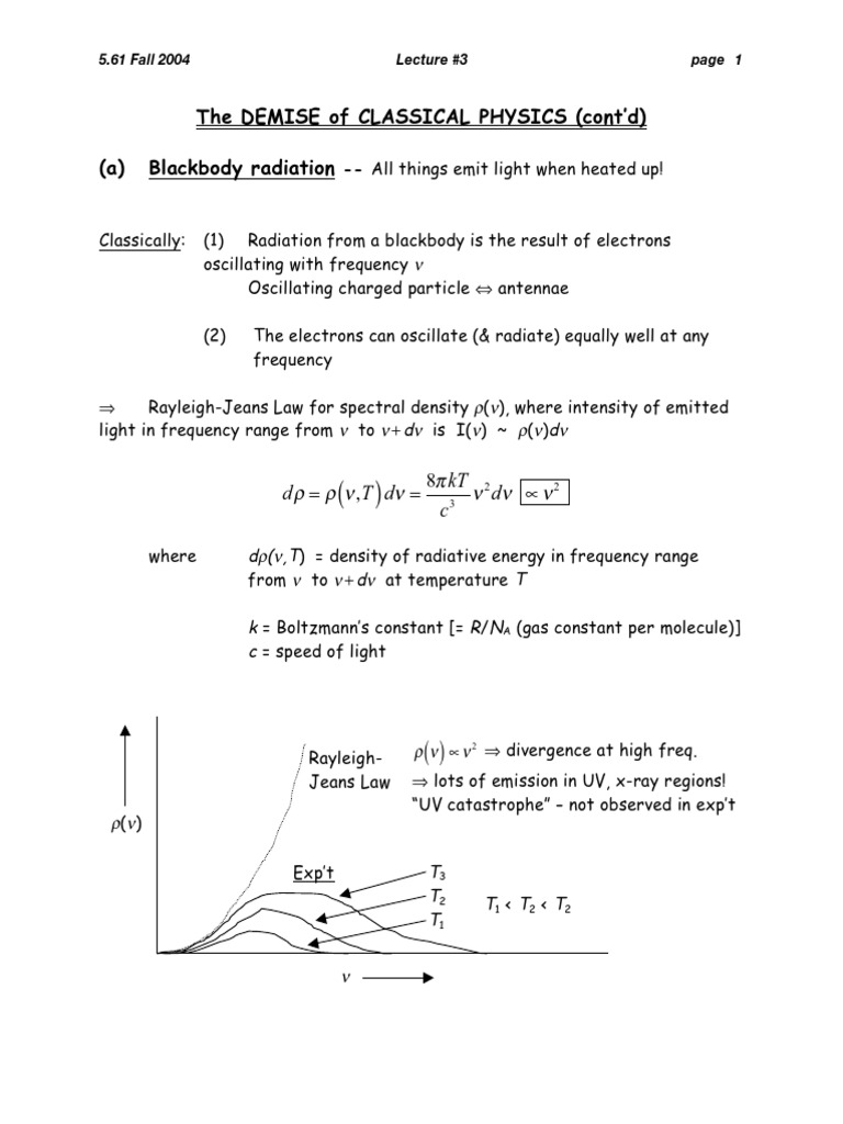 3 - Rydberg Formula, Photoelectric Effect PDF | PDF | Radiation | Waves