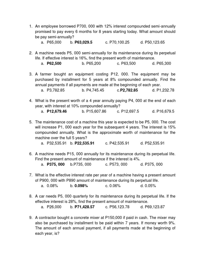 Annuity, Gradient, Perpetuity | PDF | Interest | Banking