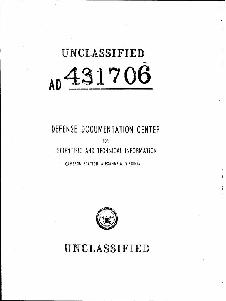 Unclassified: Defense Documentation Center | PDF | Bending ...
