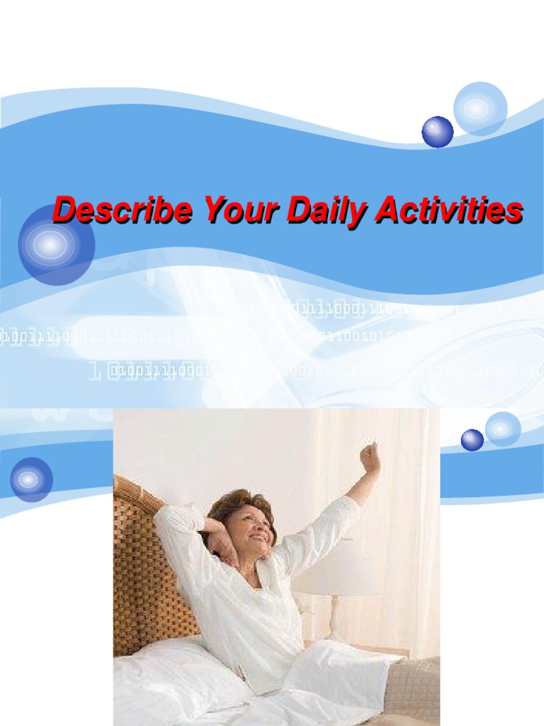 Daily Routine Activities Guide | PDF