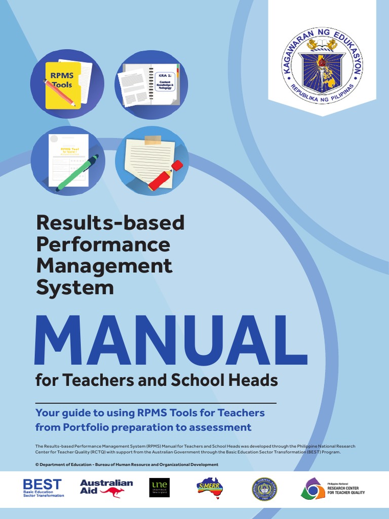 DepEd - RPMSManual Final (RRR) | PDF | Educational Assessment ...