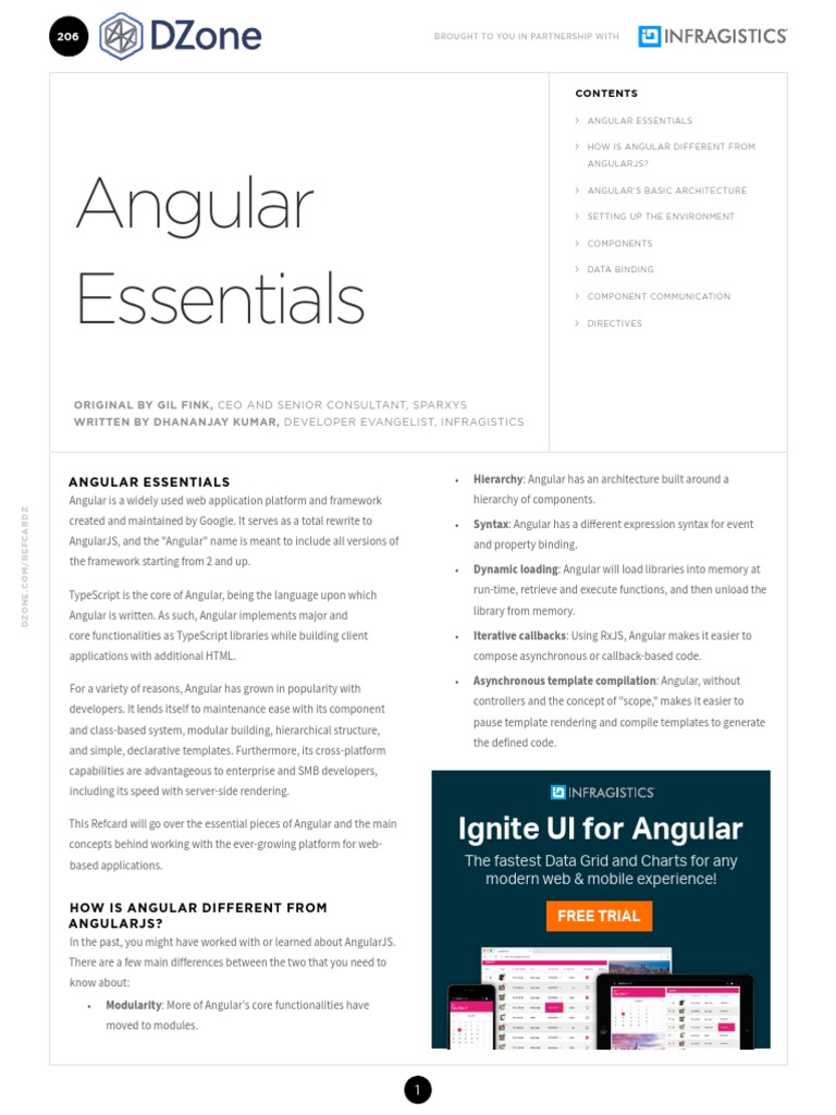 Angular Essentials Pdf Angular Js Class Computer Programming 0249