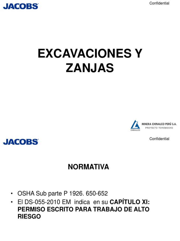 Excavaciones y Zanjas | PDF | Excavación (Arqueología) | Administración ...