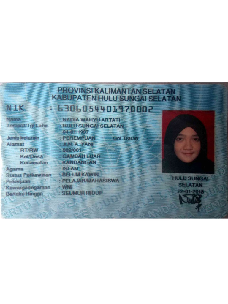 KTP Nadia Wahyu Artati Stikes BL | PDF