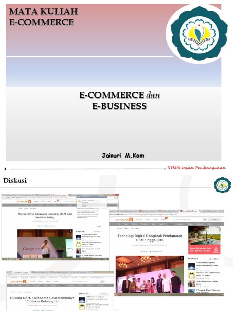 E-Commerce dan E-Business: Panduan Lengkap | PDF