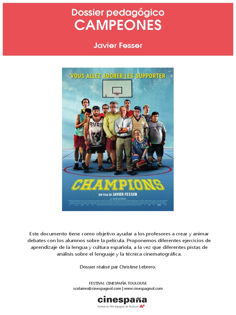 Unidad Didáctica Película Campeones | PDF | Invalidez | Verdad