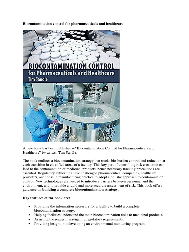 Biocontamination Control Strategies | PDF | Environmental Monitoring ...