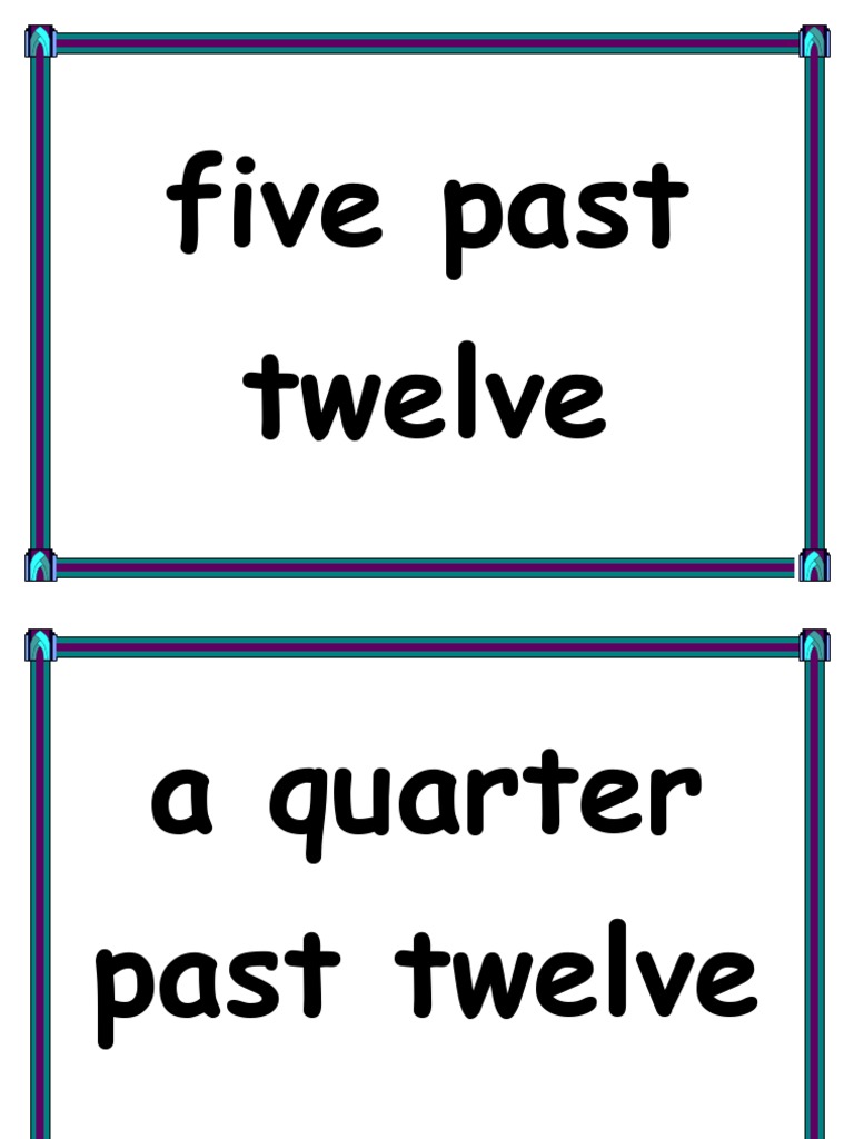 Five Past Twelve | PDF