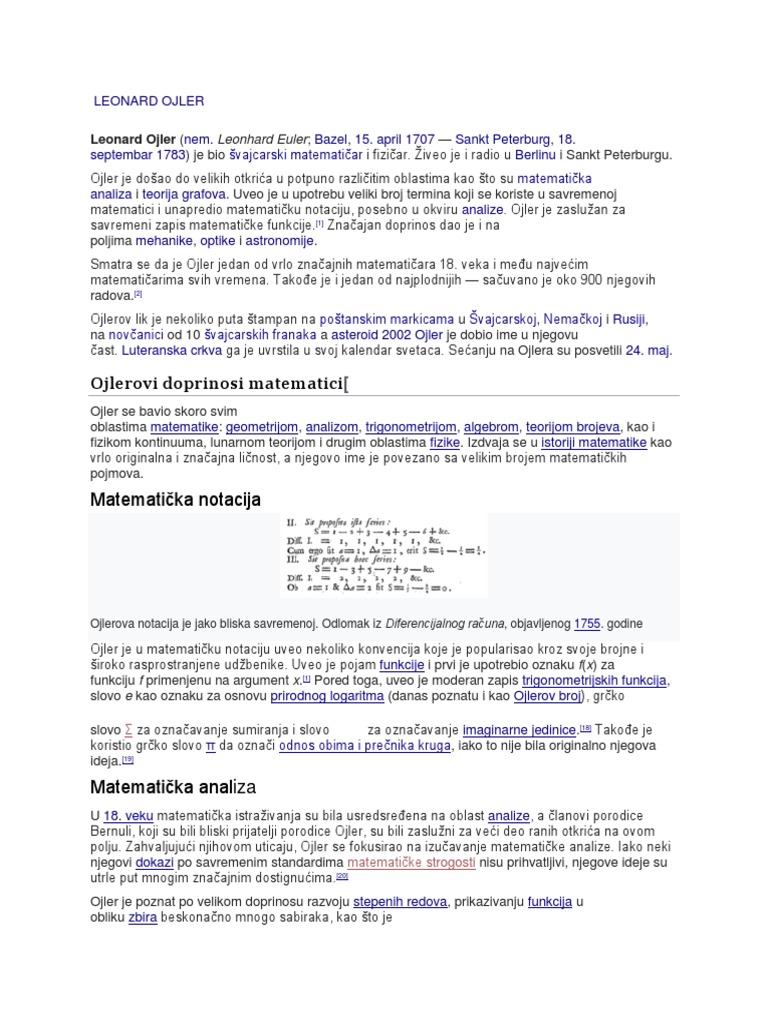 Leonard Ojler | PDF