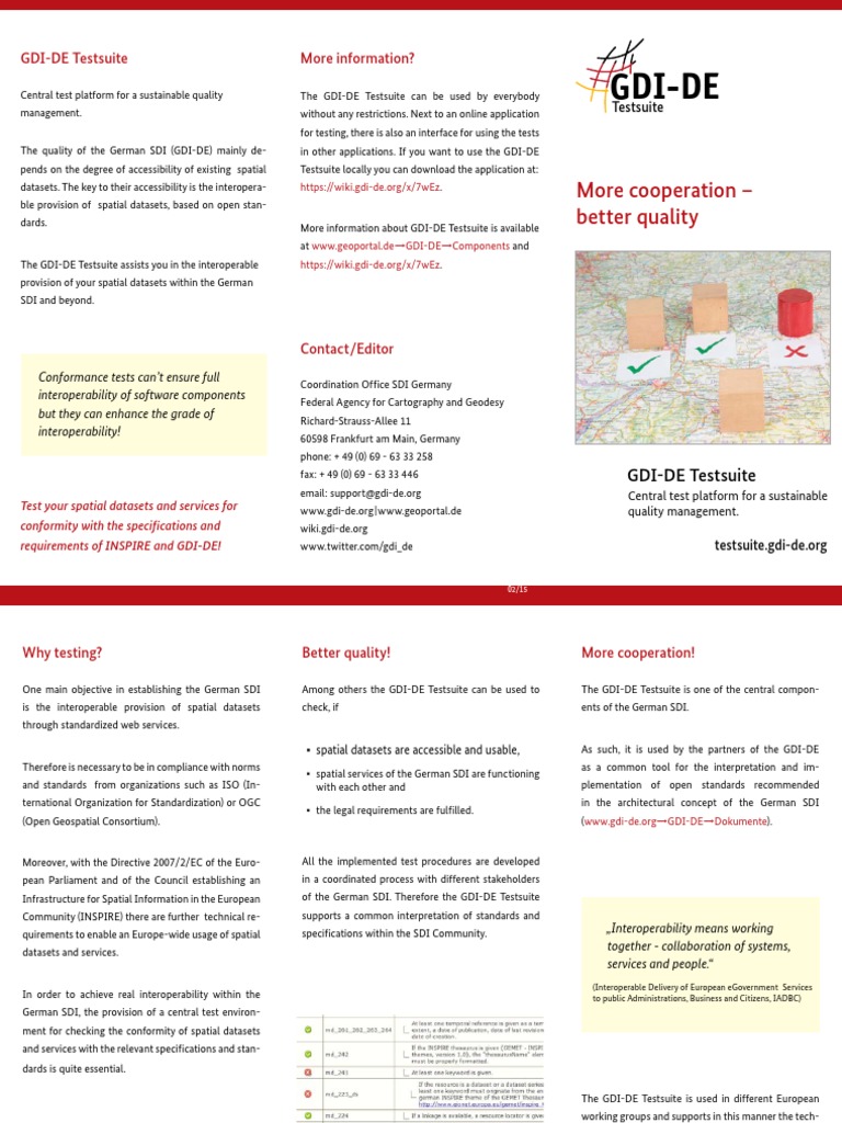 Gdi-De: More Cooperation - Better Quality | PDF | Interoperability ...