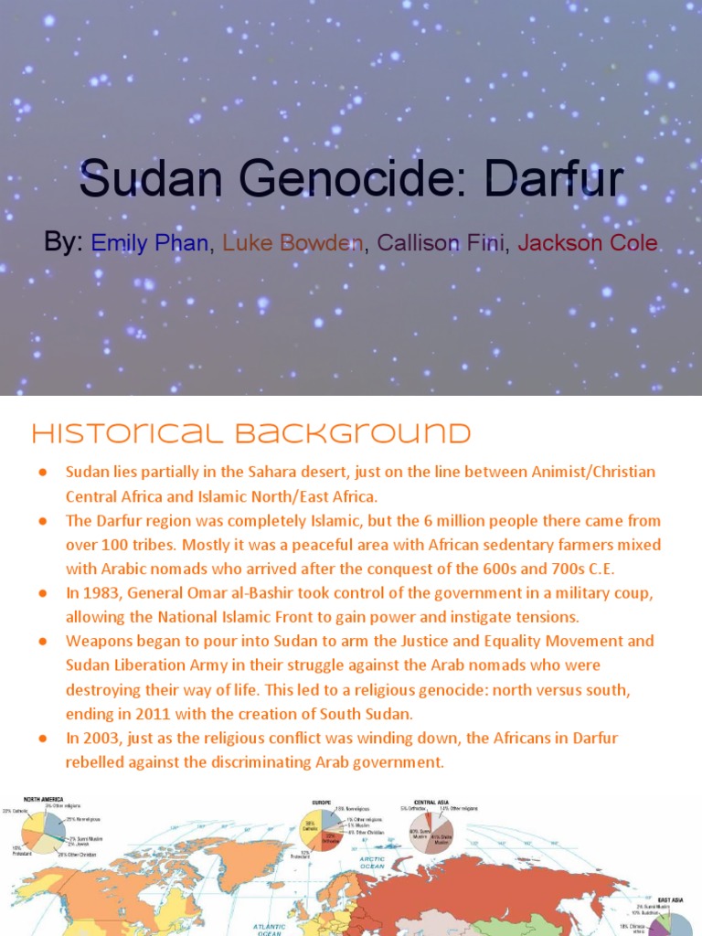 Sudan Genocide: Darfur: Emily Phan | PDF | Darfur | Sudan