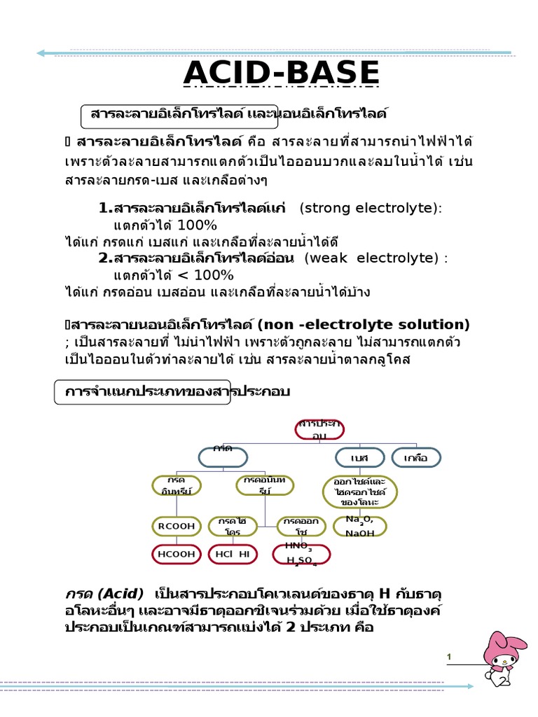 Acid Base | PDF