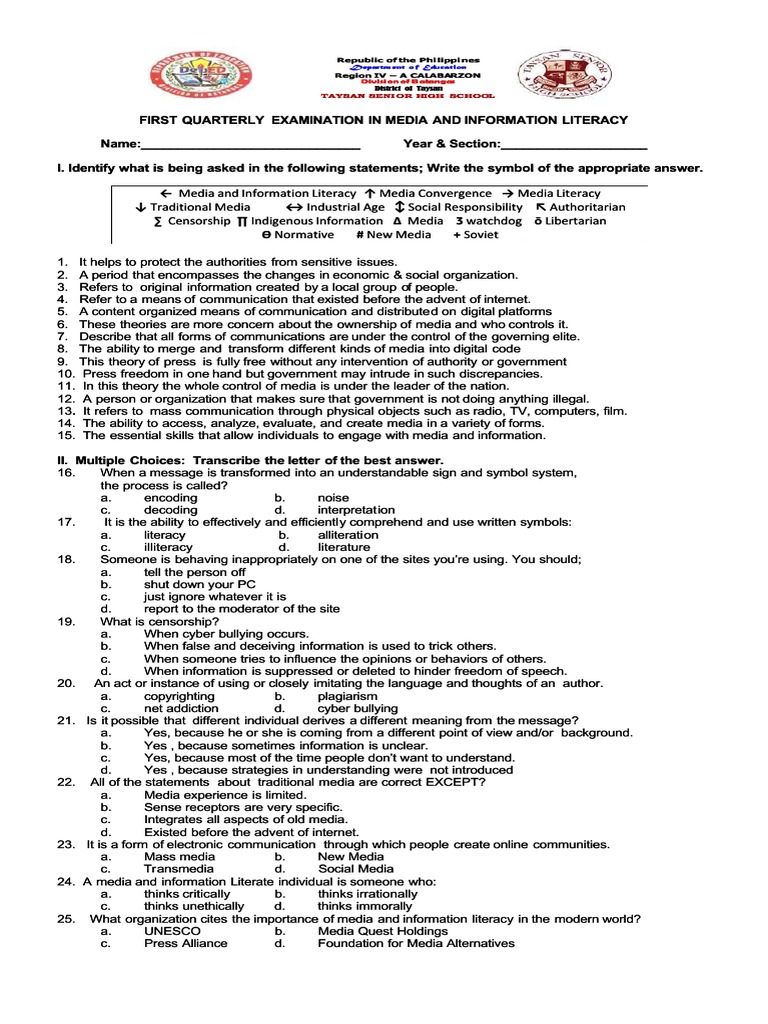 Media and Information Literacy | PDF | New Media | Mass Media