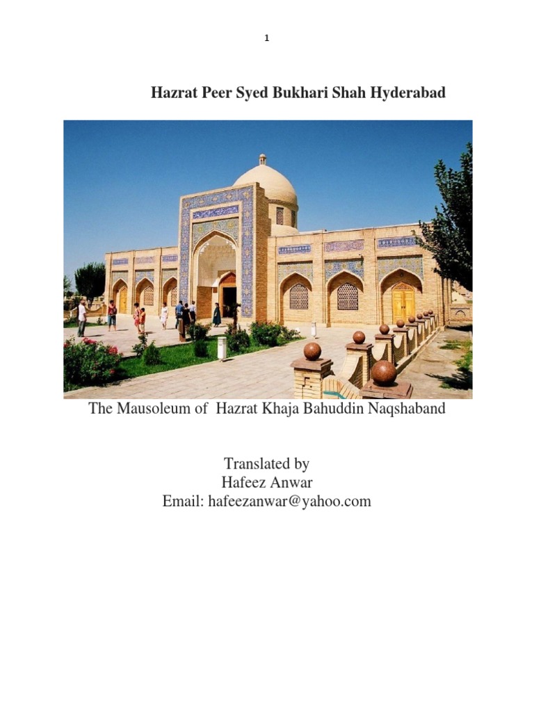 Biography of Hazrat Peer Syed Bukhari Shah Hyderabad | PDF | Sufism ...