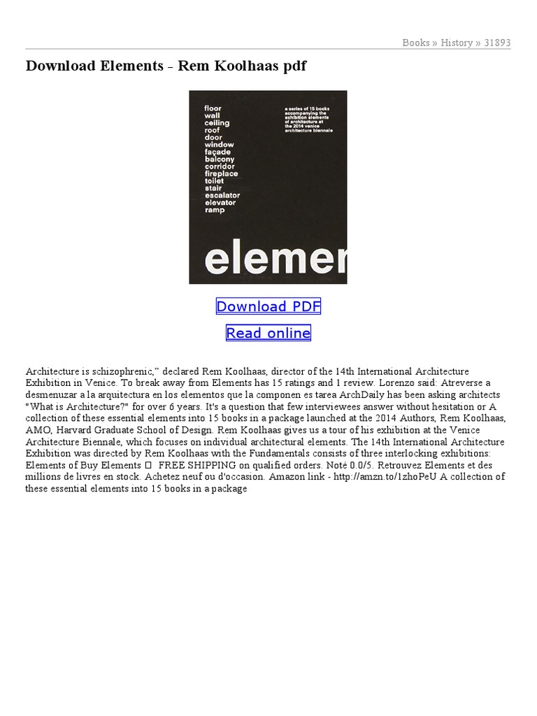 Elements PDF | PDF